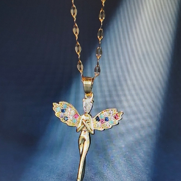 Jewelry | Nwt Angel Pendant Necklace | Poshmark
